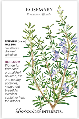 Rosemary – Coldwater Seed and Supply, LLC