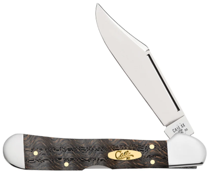 Case Knife Black Curly Oak Mini Copperlock 14010 – Coldwater Seed and ...